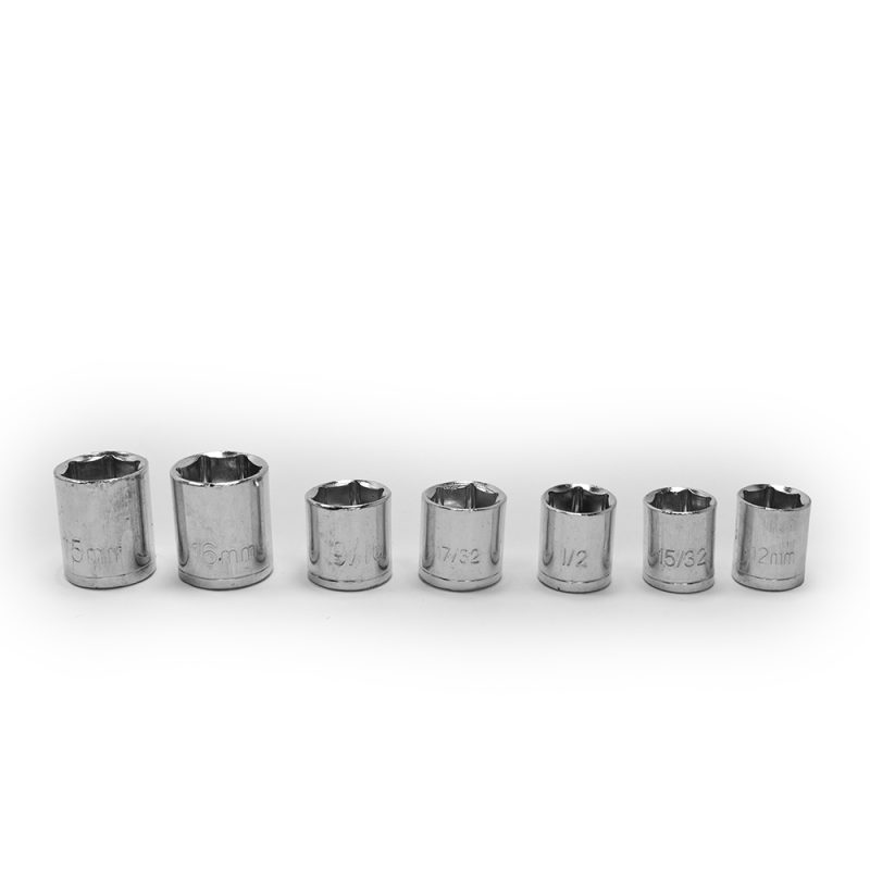 Juego De Rachet Y Copas, 40 Piezas Combinadas Para Garaje – Eje Tools