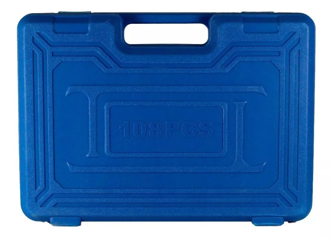 Juego De Copas, Ratchets y Brazos Extensores x 108 Piezas Herramientas Profesional – Eje Tools