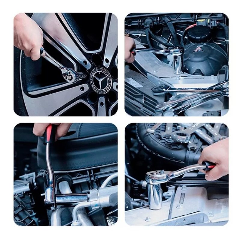 Juego De Copas, Ratchets y Brazos Extensores x 108 Piezas Herramientas Profesional – Eje Tools