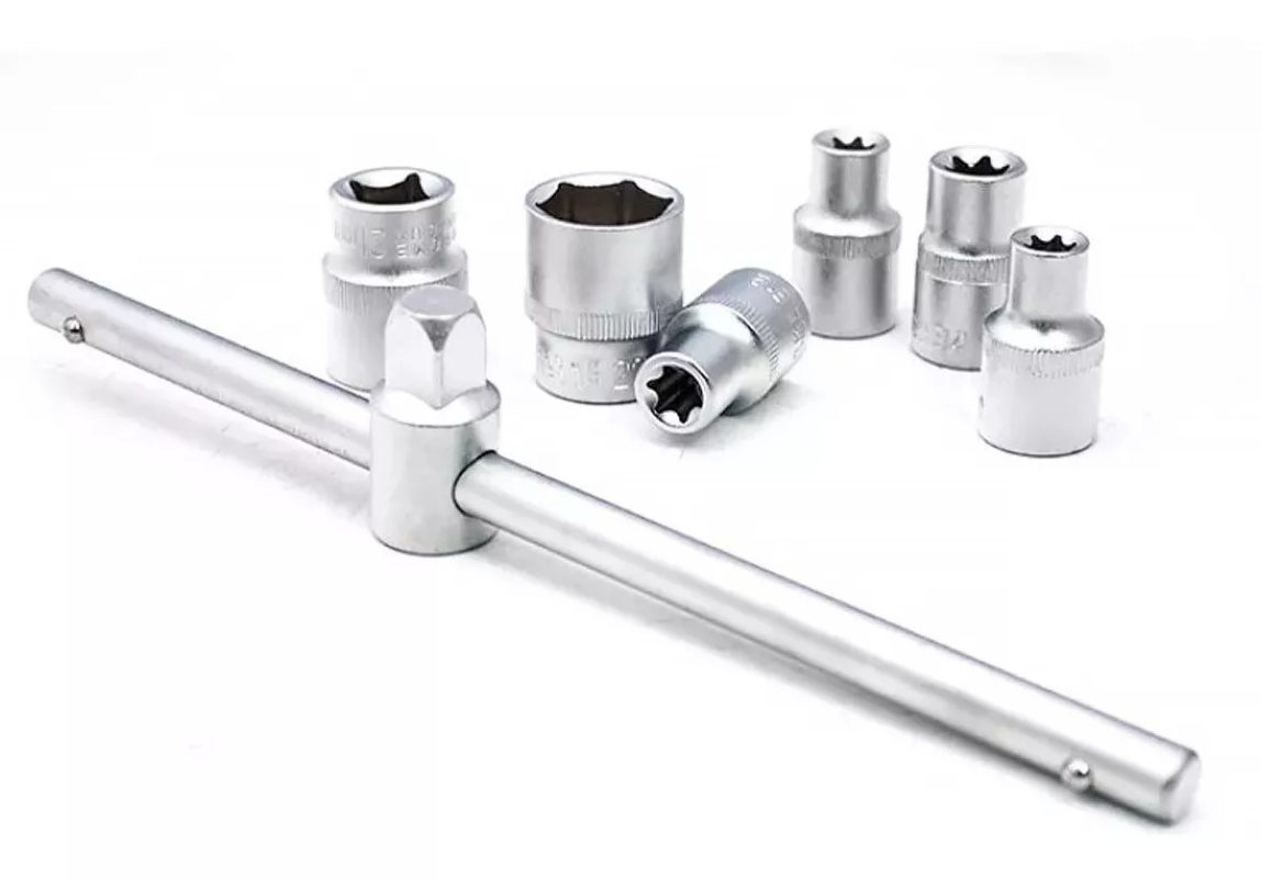 Juego De Copas, Ratchets y Brazos Extensores x 108 Piezas Herramientas Profesional – Eje Tools