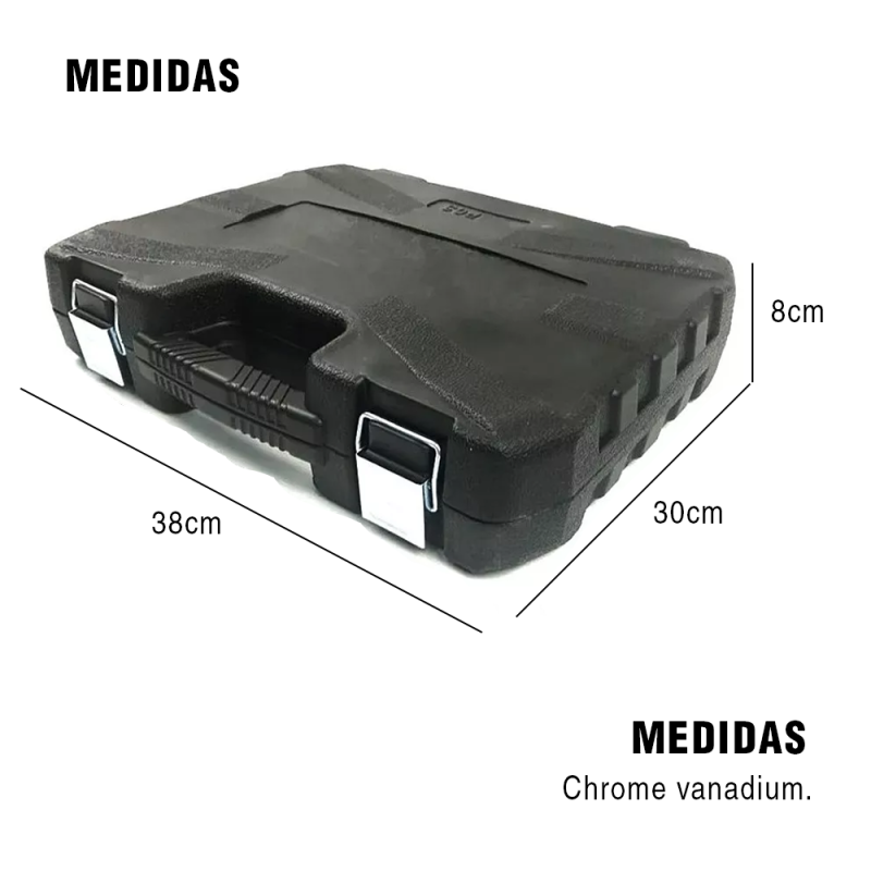 Juego De Copas 108 Piezas Ratchet Professional Herramientas – Eje Tools