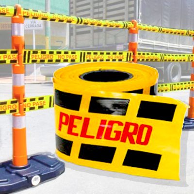 Cinta Peligro x 500 Metros Señalización Precaución Seguridad Vial ...