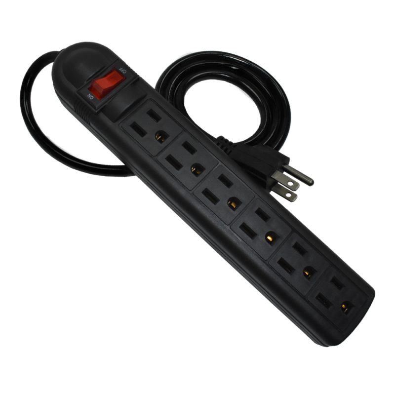 Regulador Multitoma 6 Tomas Cable 1 Metro – Eje Tools