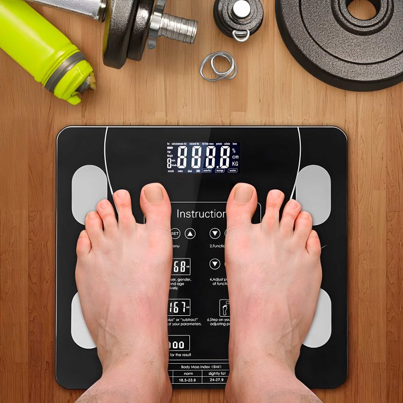 Báscula De Peso Electrónica Vidrio Inteligente Con Bluetooth – Eje Tools
